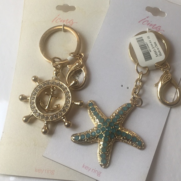 Accessories | Life At Sea Key Ring Chains 2pack | Poshmark